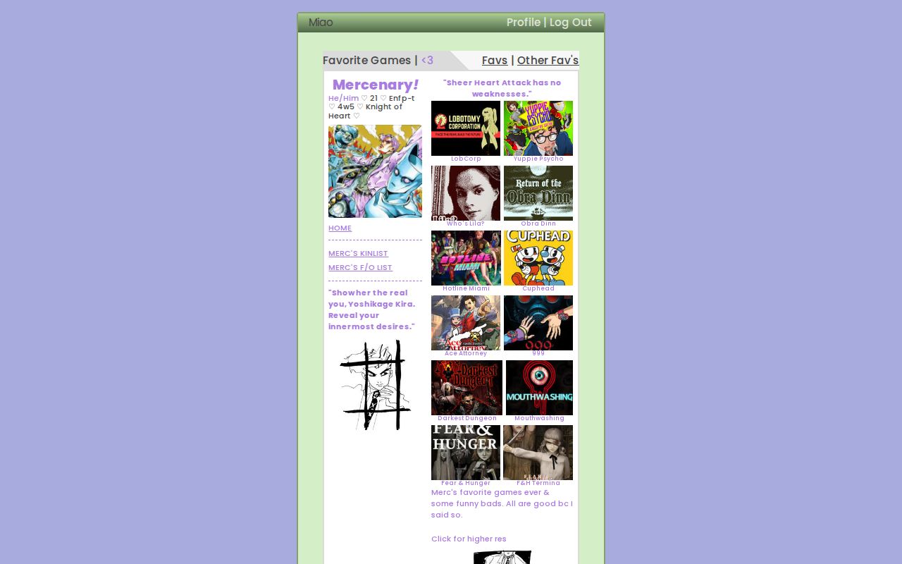 My name is Yoshikage Kira.